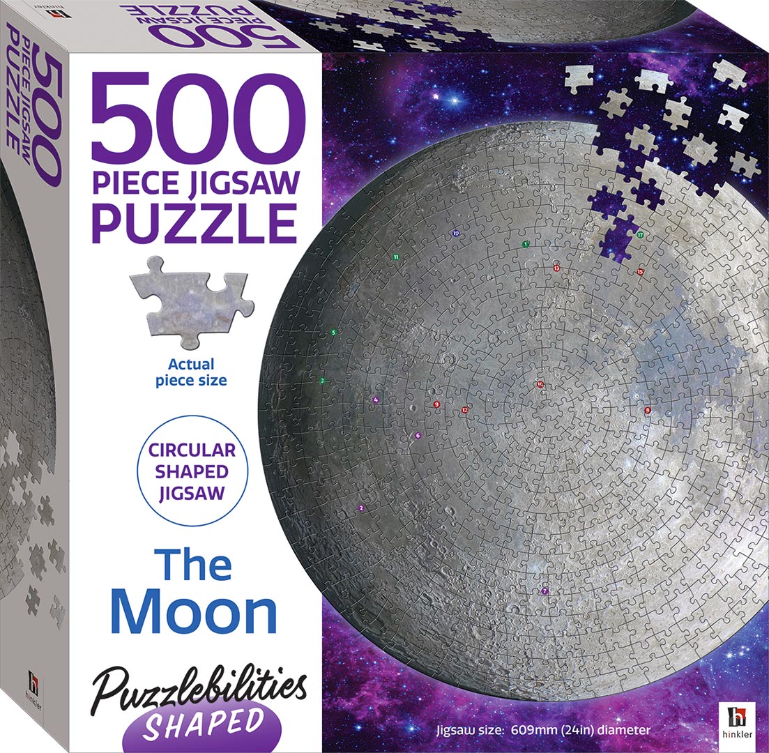 Puzzlebilities Shaped 500pc Jigsaw The Moon – Toys R Us Australia