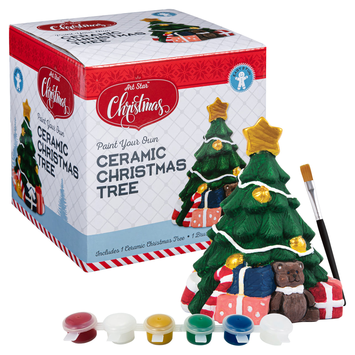 Art Star Christmas Paint Your Own Ceramic Tree Decoration Kit – Toys R ...