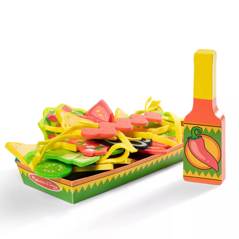 Melissa Doug Nachos Wooden Play Food Set