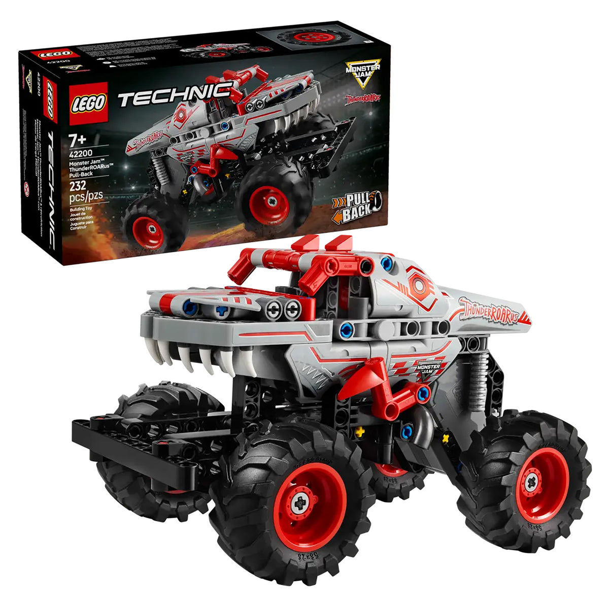 LEGO Technic Monster Jam ThunderROARus Pull-Back 42200 – Toys R Us ...