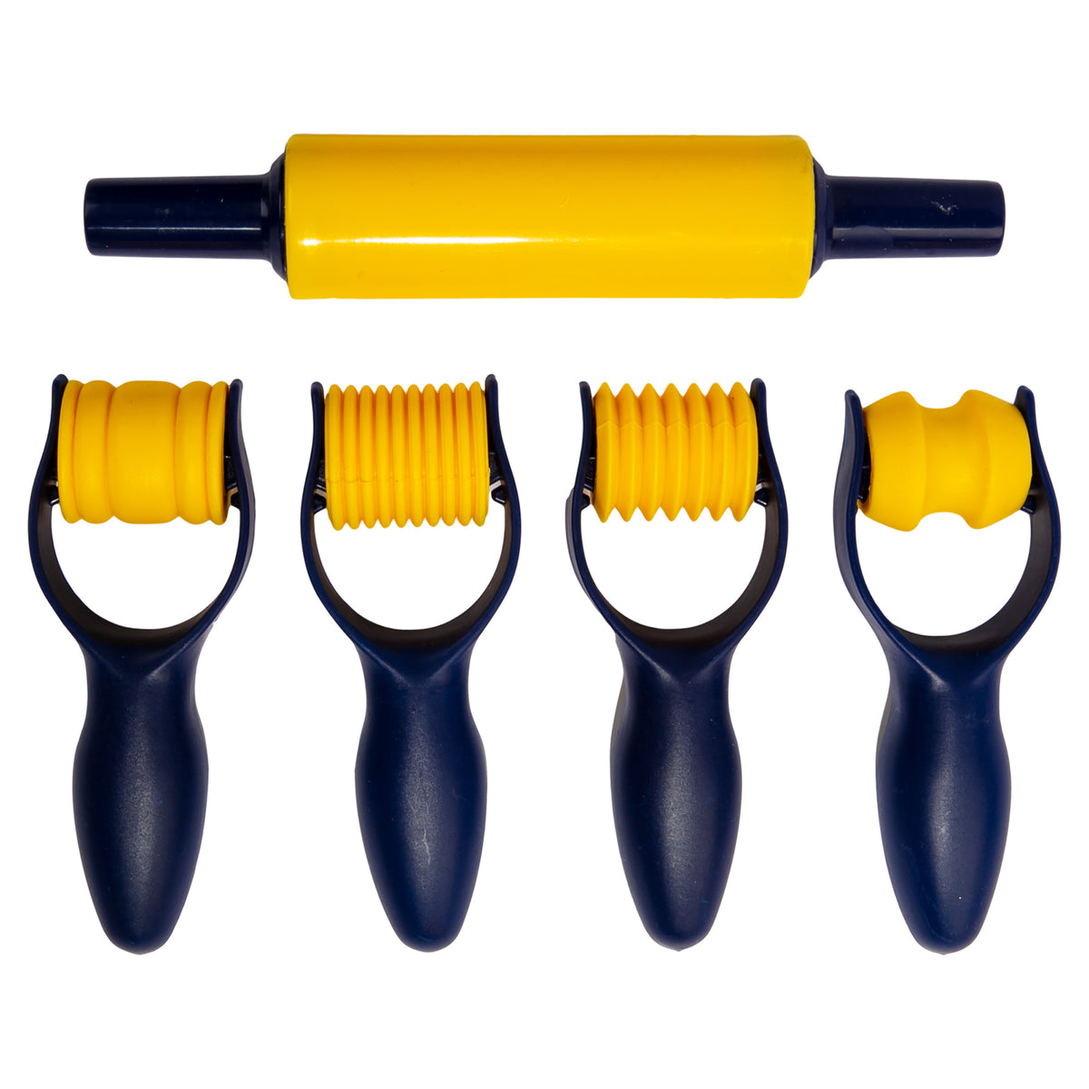 Tim & Tess Plastic Modelling Pattern Rolling Pin Set Of 5| ToysRUs Au ...