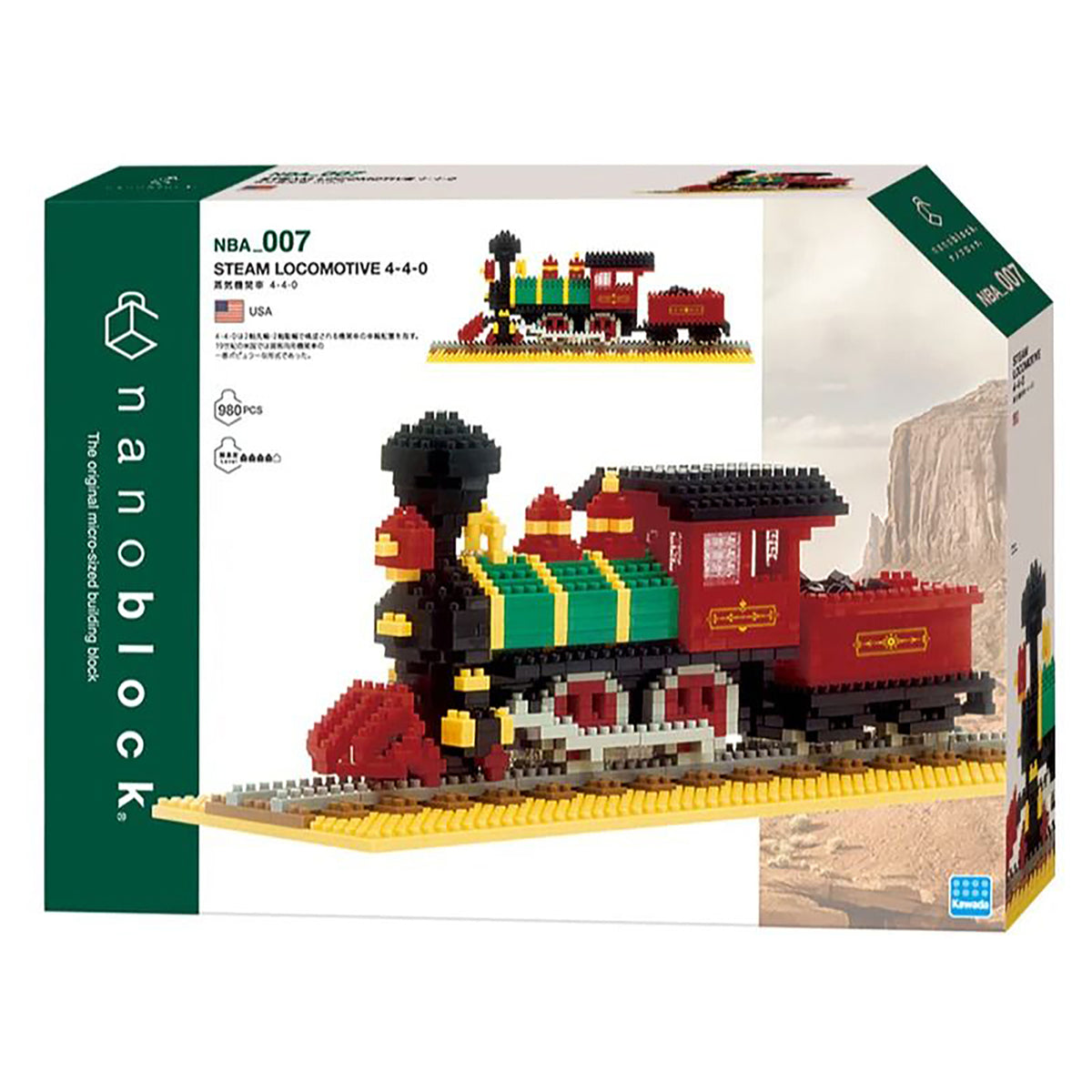 Nanoblock Steam Locomotive 4-4-0 – Toys R Us Australia