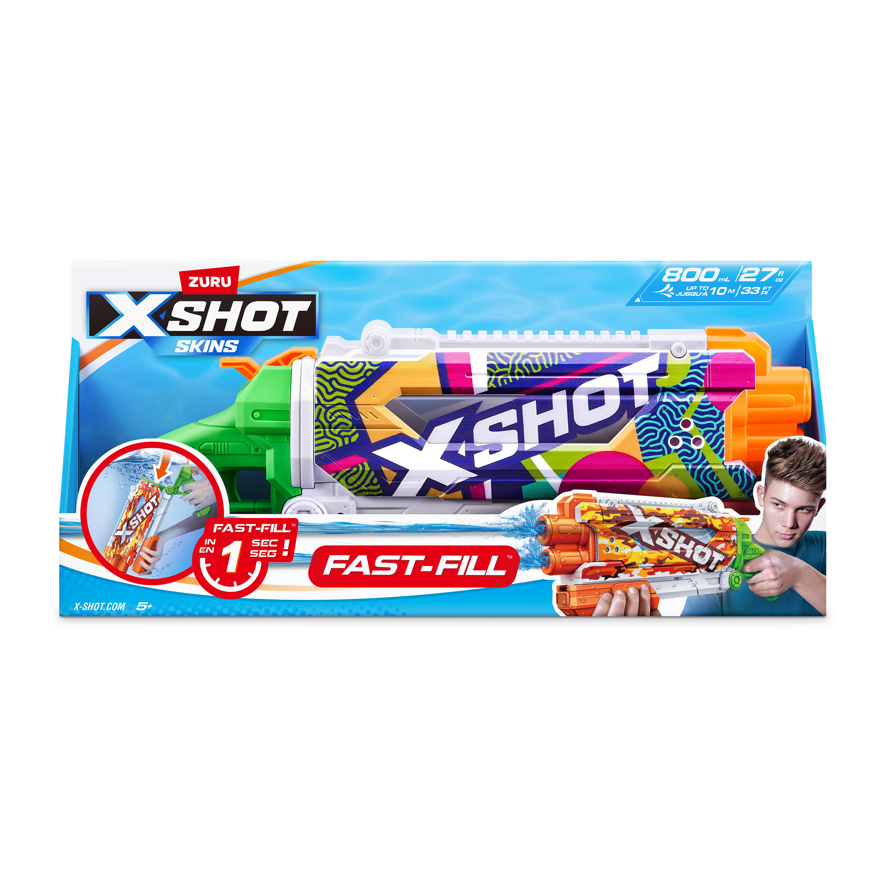X-SHOT Fast Fill Skins Pump Action – Toys"R"Us Australia