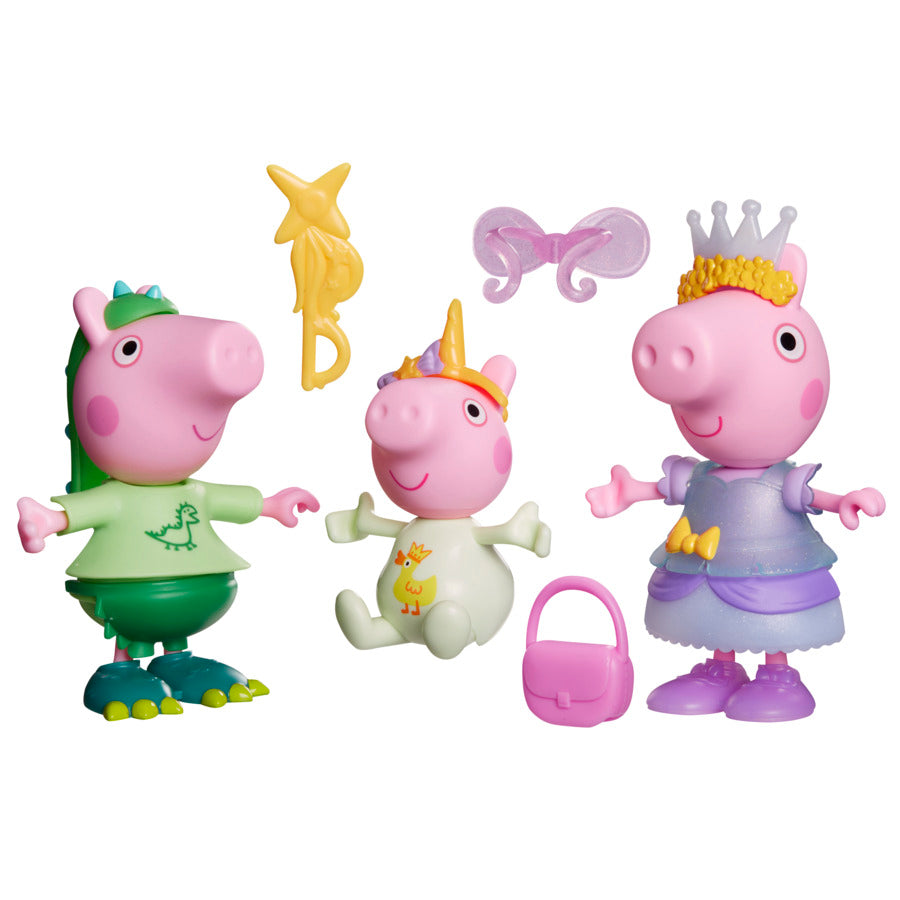 Peppa Pig Three Little Piggies Dress-Up Figure Set – Toys"R"Us Australia