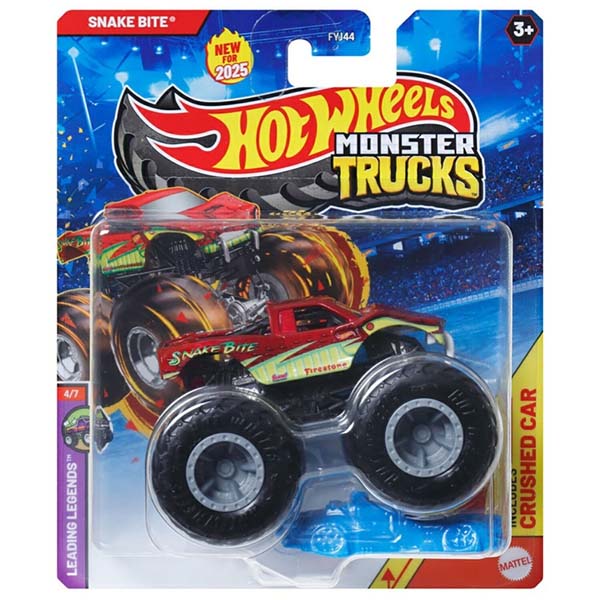 Hot Wheels Monster Truck 1:64 Diecast Snake Bite – Toys"R"Us Australia