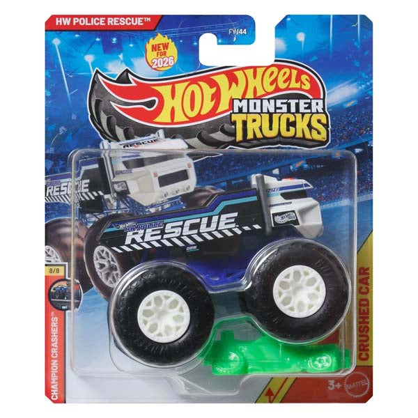 Hot Wheels Monster Truck 1:64 Diecast Hot Wheels Police Rescue – Toys"R ...