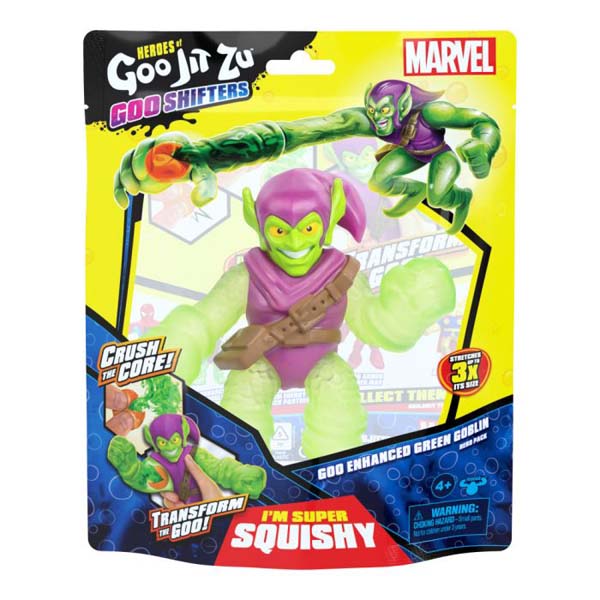 Heroes Of Goo Jit Zu Marvel S8 Goo Shifters Goo Enhanced Green Goblin ...