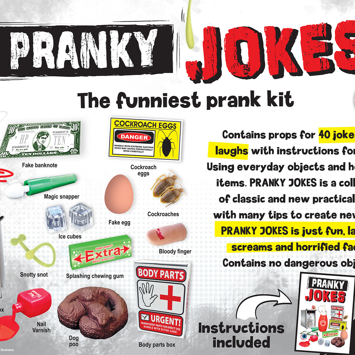 Pranky Jokes 40 Pranks Set – Toys R Us Australia
